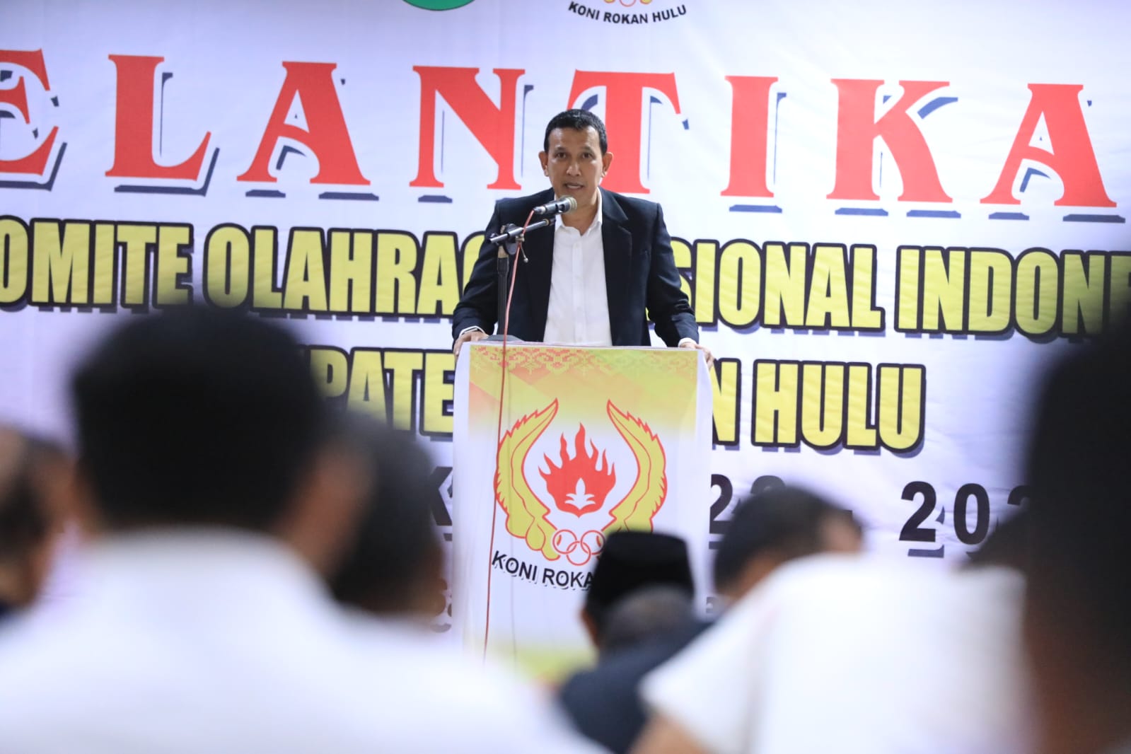 Herry Islami Resmi Dilantik Sebagai Ketua KONI Rohul Periode 2022-2026